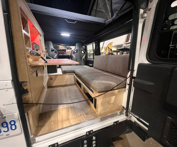 Land Rover Defender Build (2023) – Overland Interiors