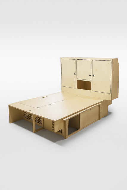 The Adventure-Lengthwise Bed System for Tall People in Low Roof Vans ...